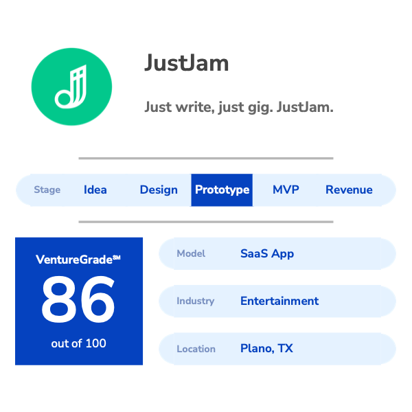 JustJam - Pro-Forma Pitch Competition